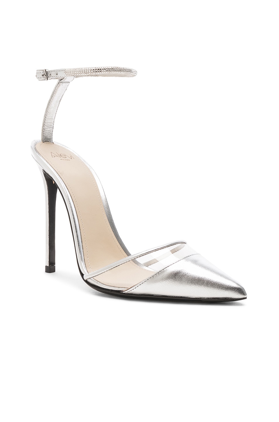 ALEVI Milano Alevi Alice Heel in Shine Silver | FWRD