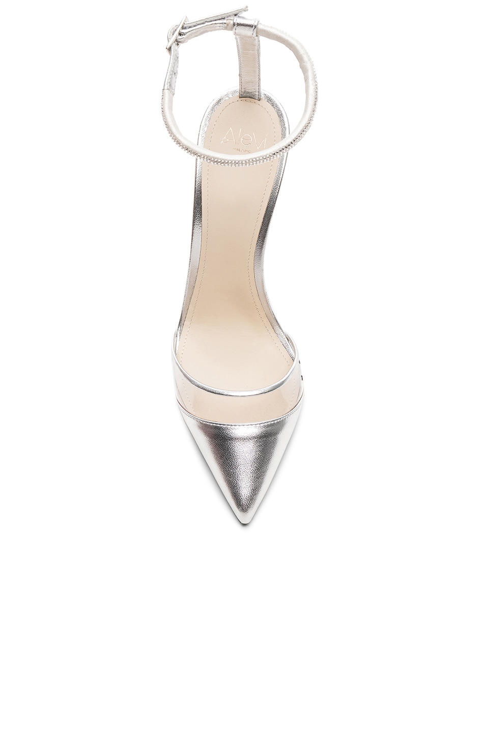 ALEVI Milano Alevi Alice Heel in Shine Silver | FWRD
