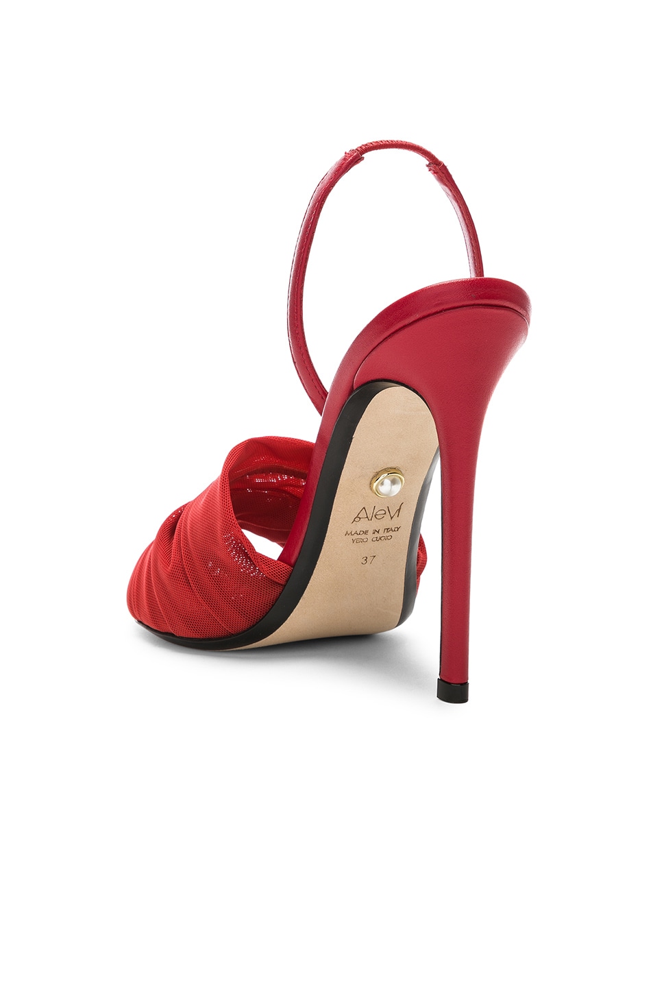 ALEVI Milano Alevi Olivia Sandal in Net Red | FWRD