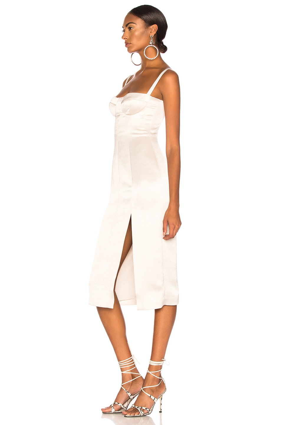 Alexis Yates Dress in Alabaster | FWRD