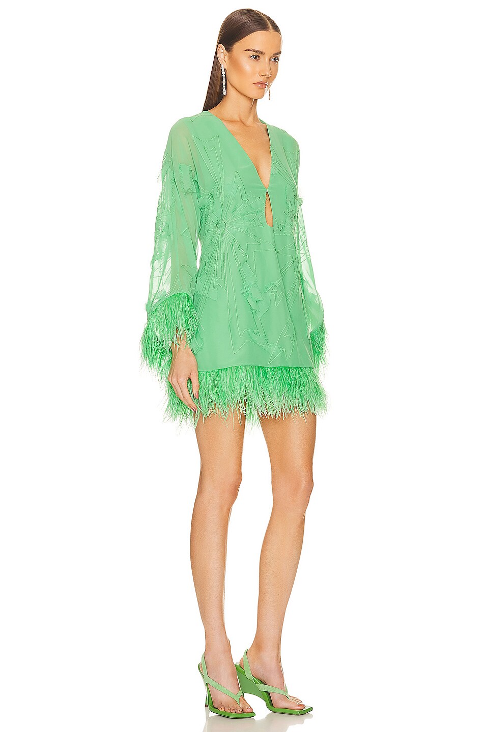 Alexis Gracelle Dress in Emerald | FWRD