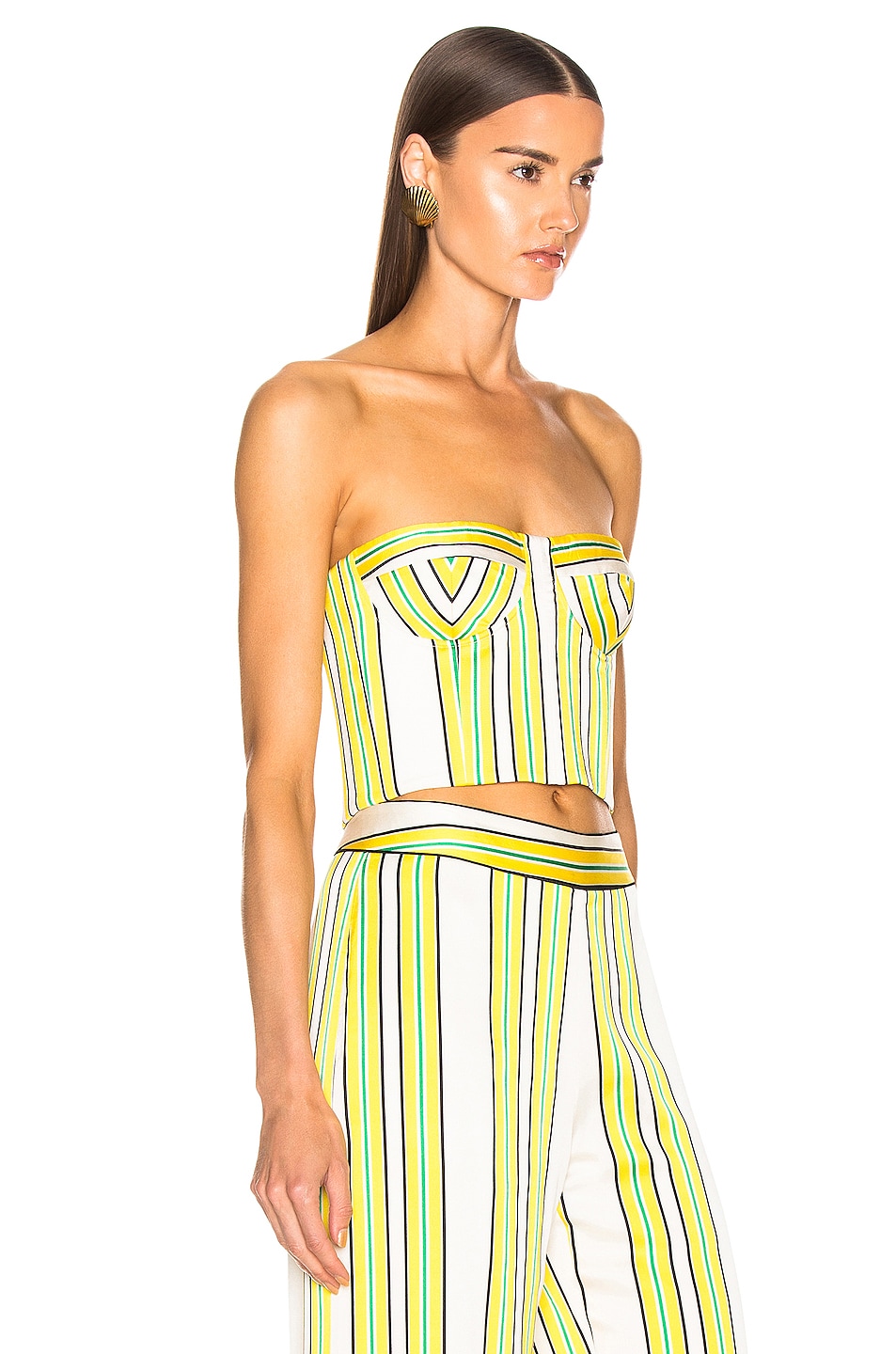 Alexis Summer Bustier Top in Tuscan Stripe | FWRD