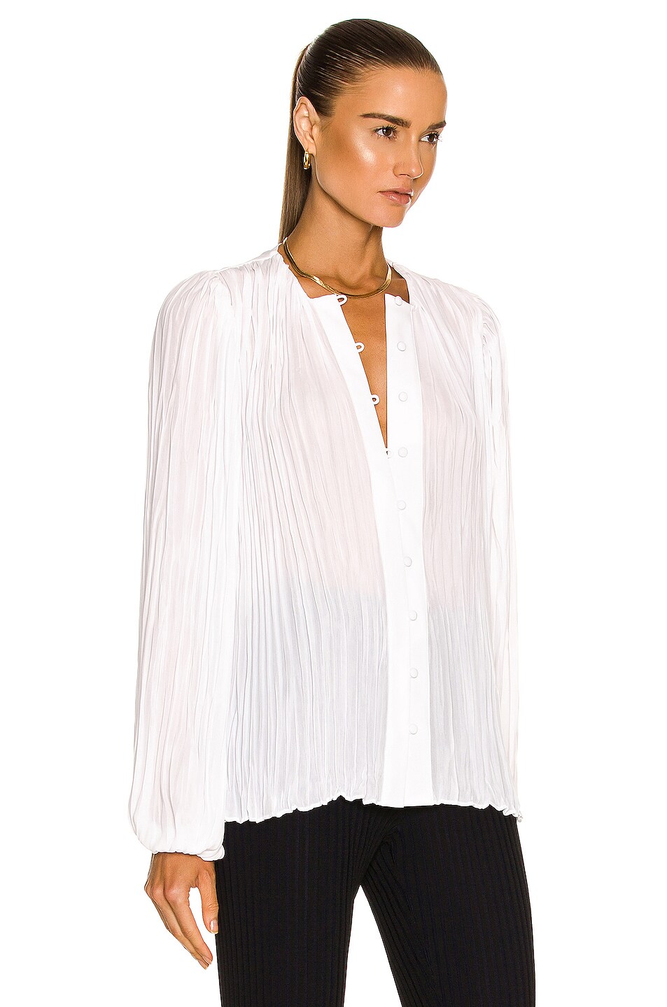 Alexis Basile Top in Porcelain | FWRD