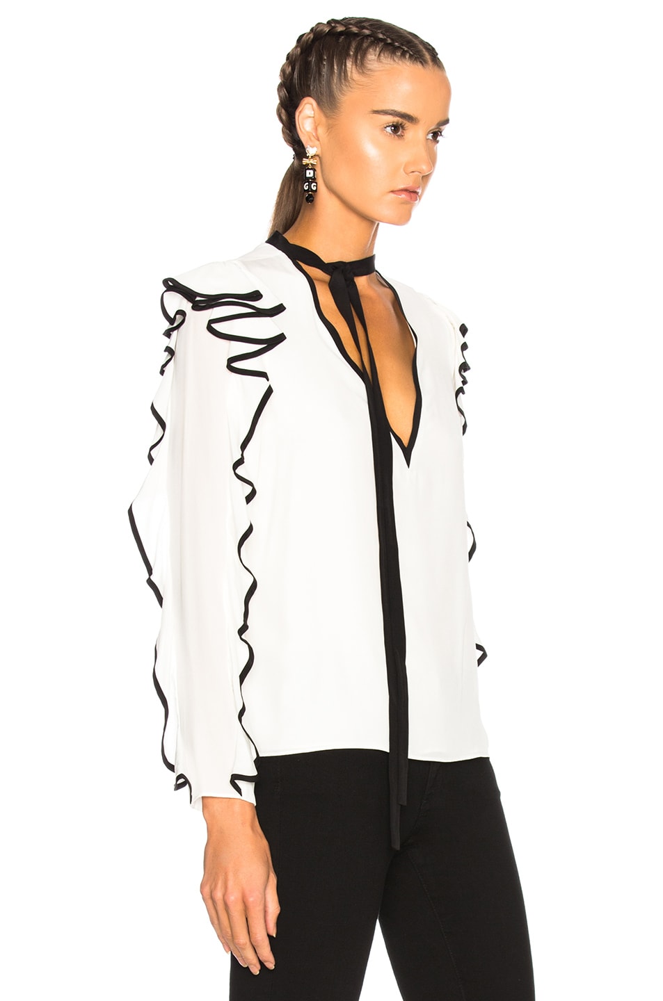 Alexis Darcy Top in Off White | FWRD