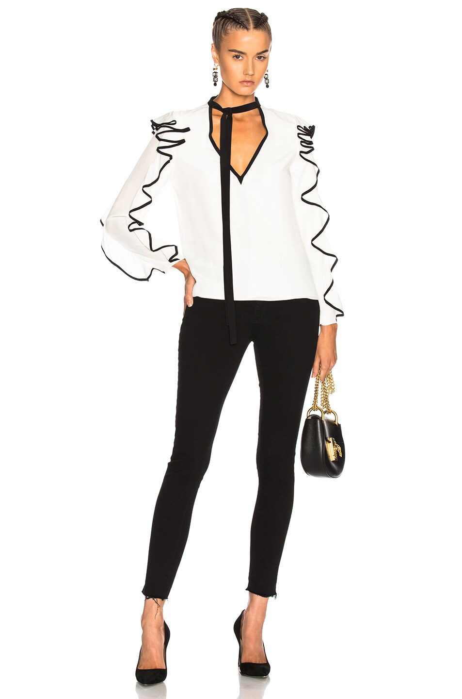 Alexis Darcy Top in Off White | FWRD