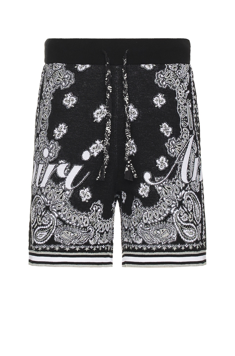 Amiri Bandana Short in Black | FWRD