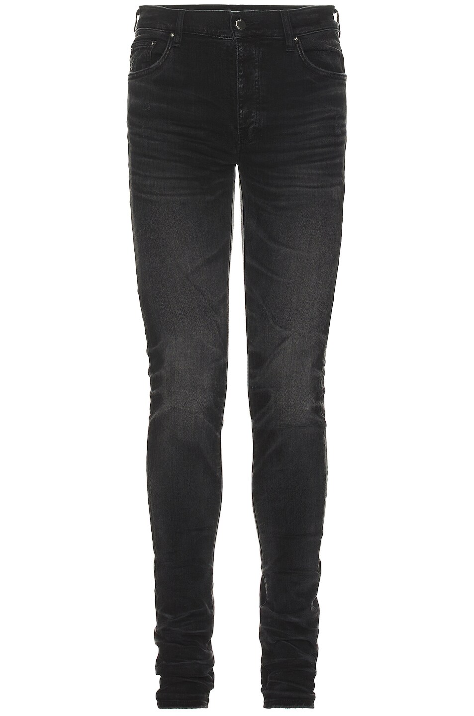 Amiri Stack Skinny Jean in Faded Black | FWRD