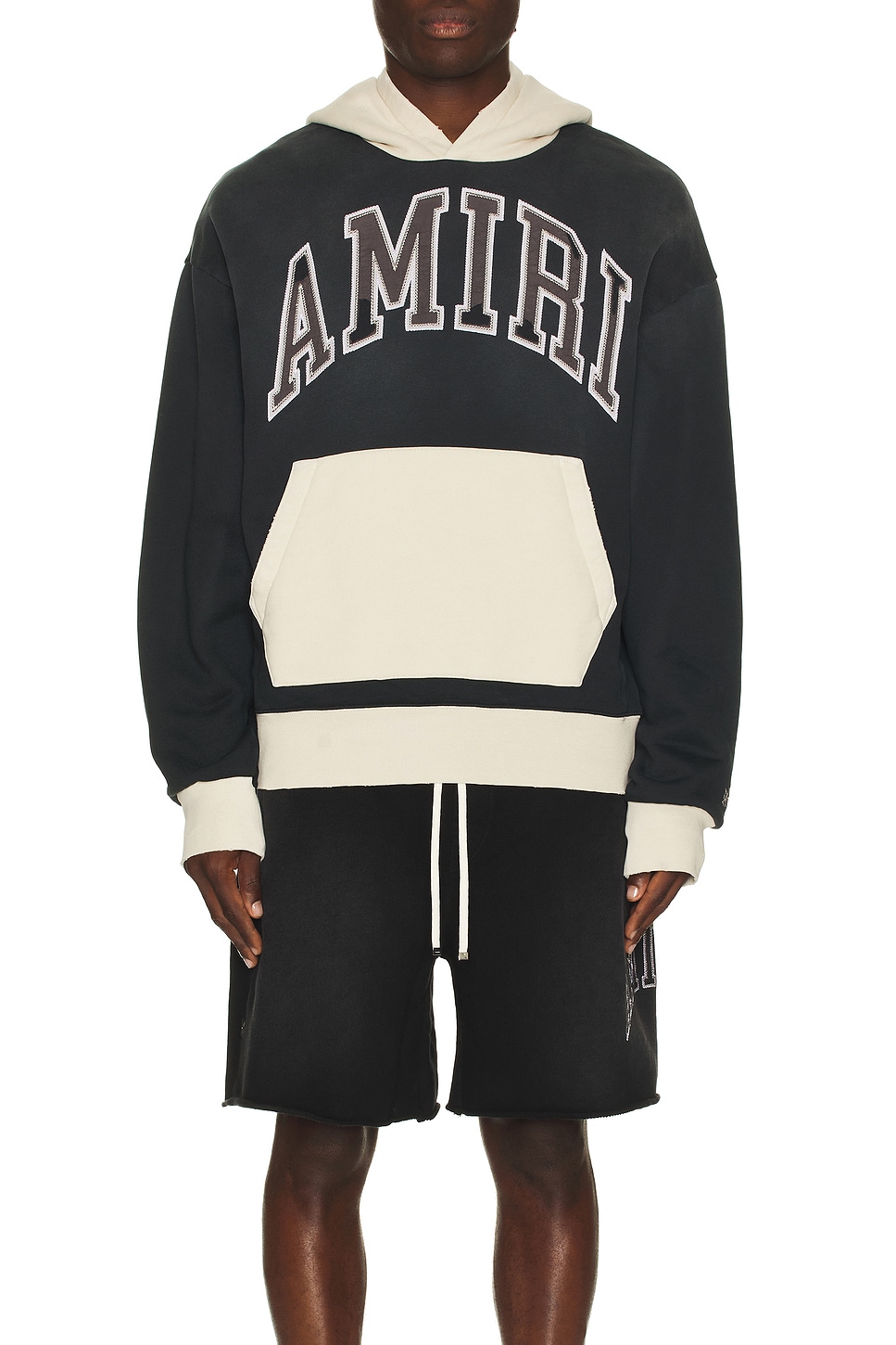 Amiri Vintage Oversized Hoodie in Black | FWRD