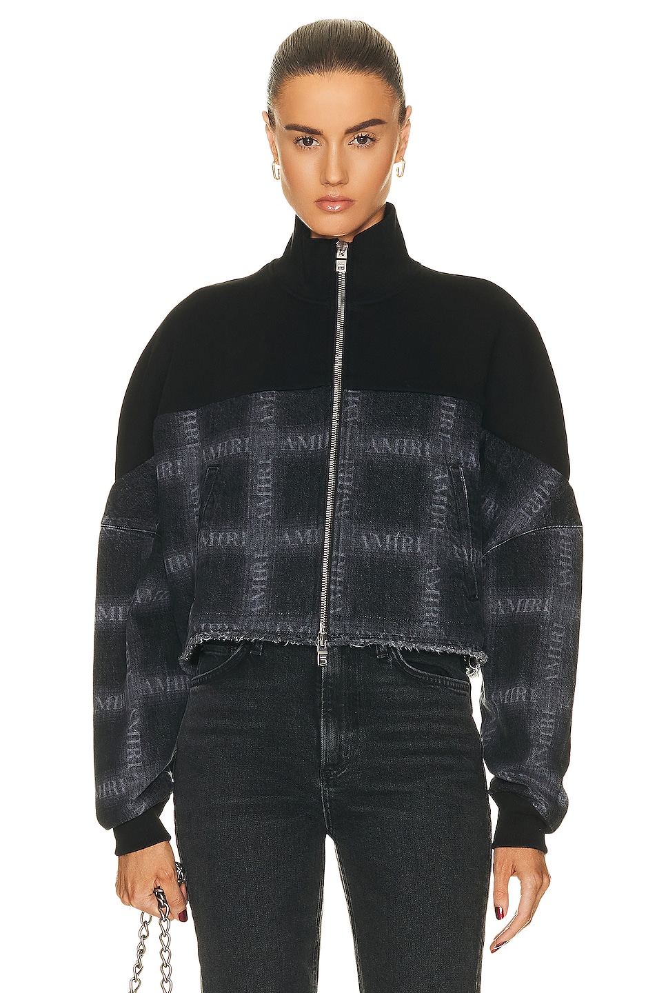 Amiri Track Jacket in Black | FWRD