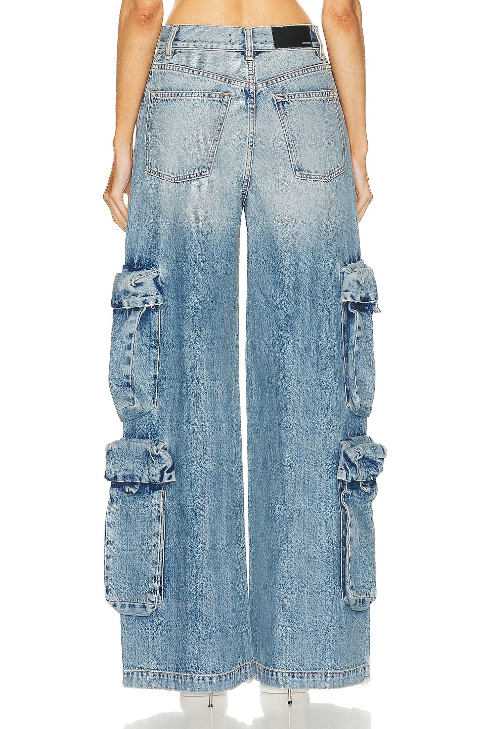 Amiri Baggy Cargo Pant in Vintage Light Blue | FWRD
