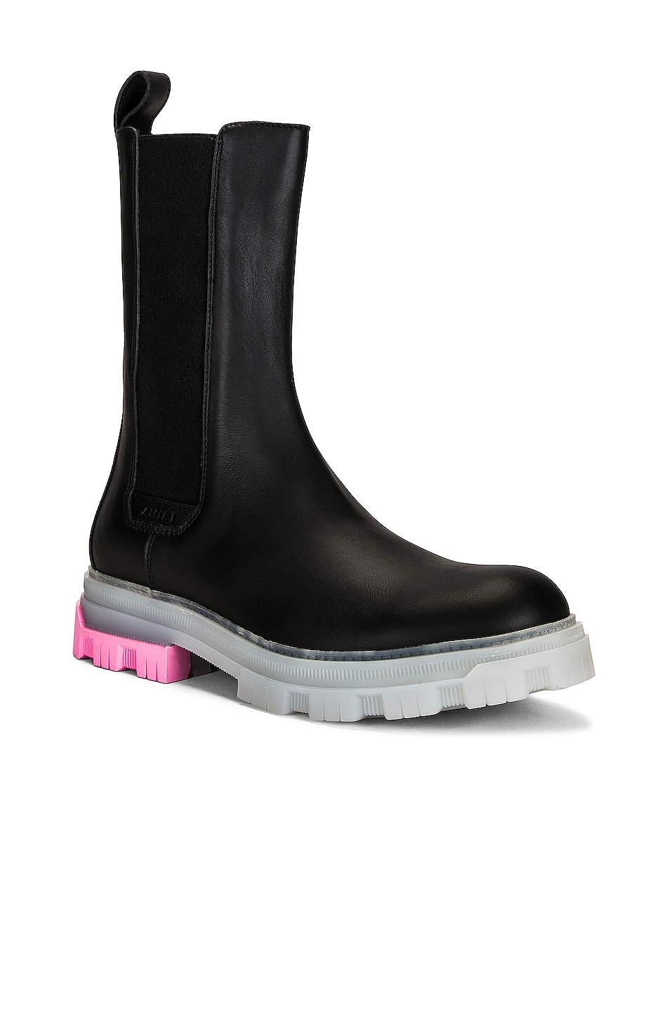 Amiri Military Chelsea Boot in Black & Pink | FWRD