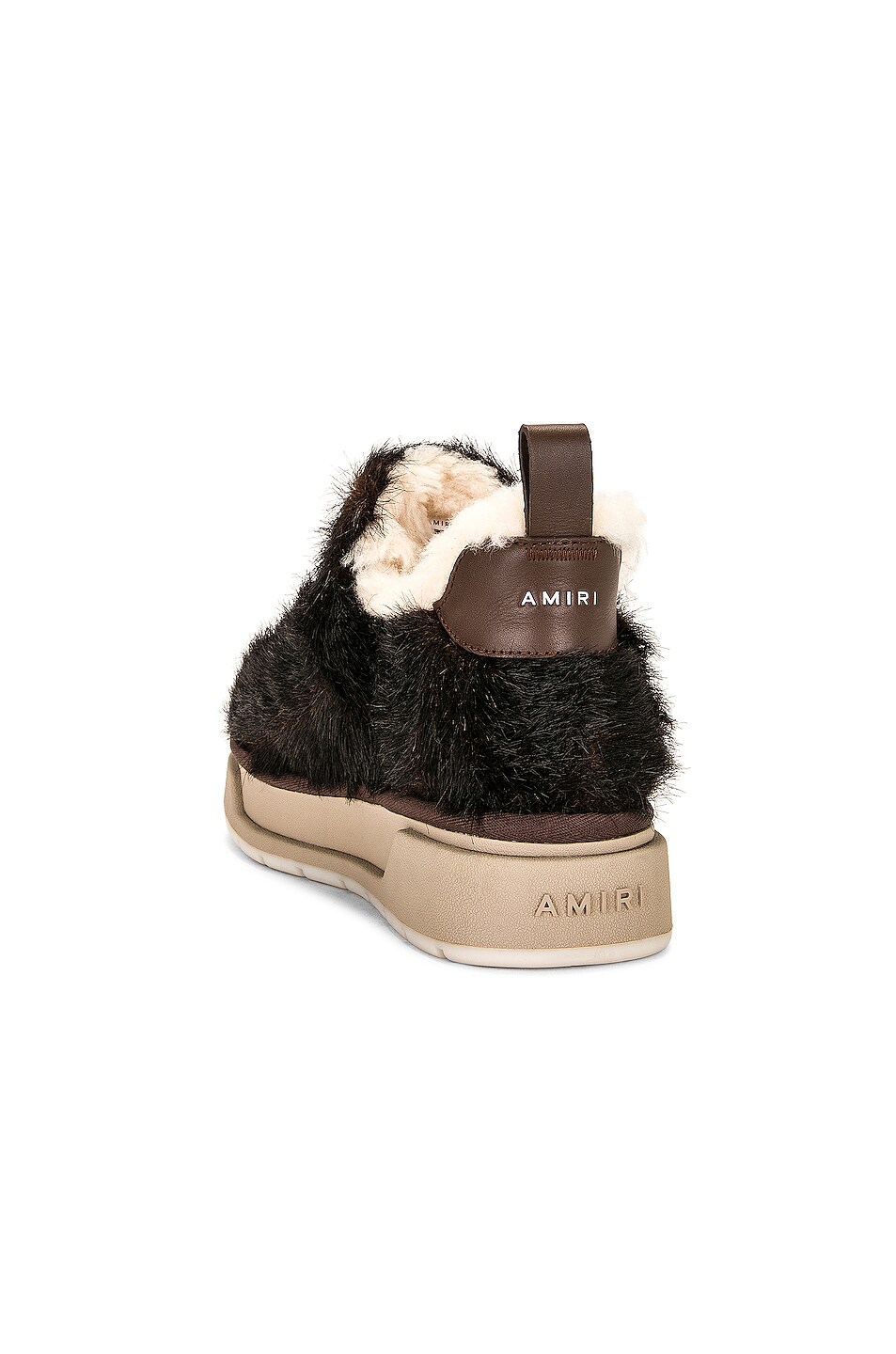 Amiri Faux Fur Malibu Boot in Brown | FWRD