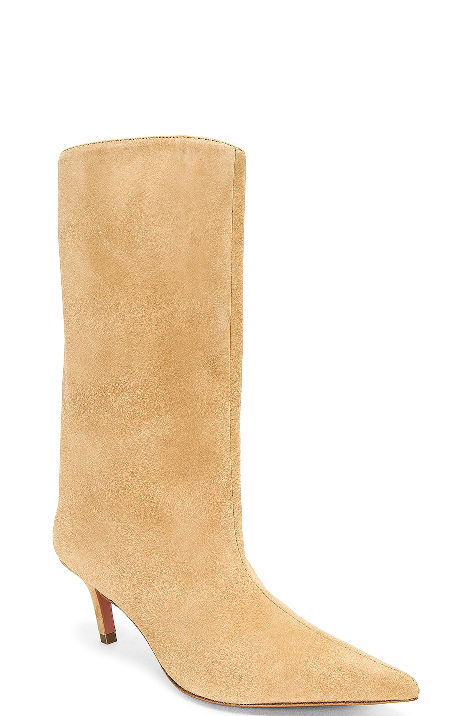 AMINA MUADDI Fiona Suede 60 Boot in Sand | FWRD