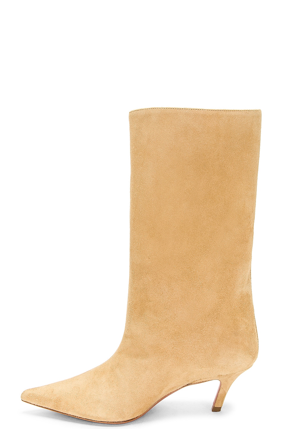 AMINA MUADDI Fiona Suede 60 Boot in Sand | FWRD