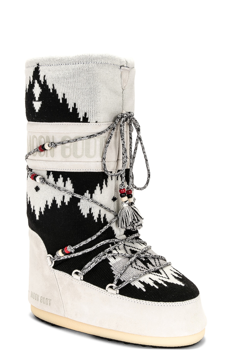 ALANUI Icon Knit Moon Boot in Black Multi | FWRD