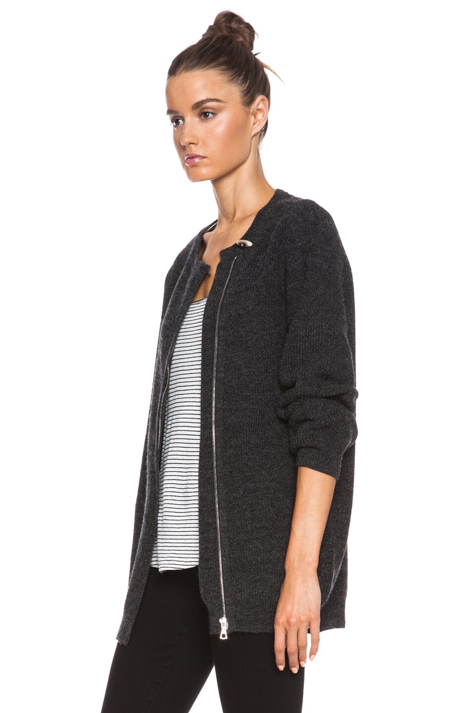 A.P.C. Minimal Sweater in Anthracite | FWRD