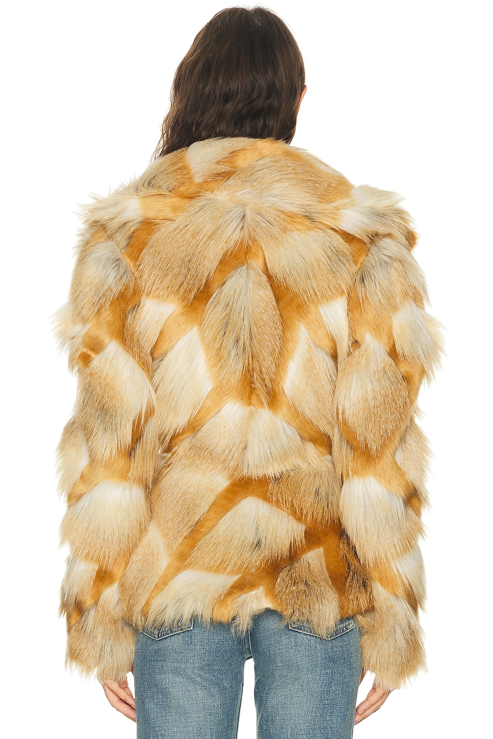 Alex Perry Oversize Contour Jacket in Golden | FWRD