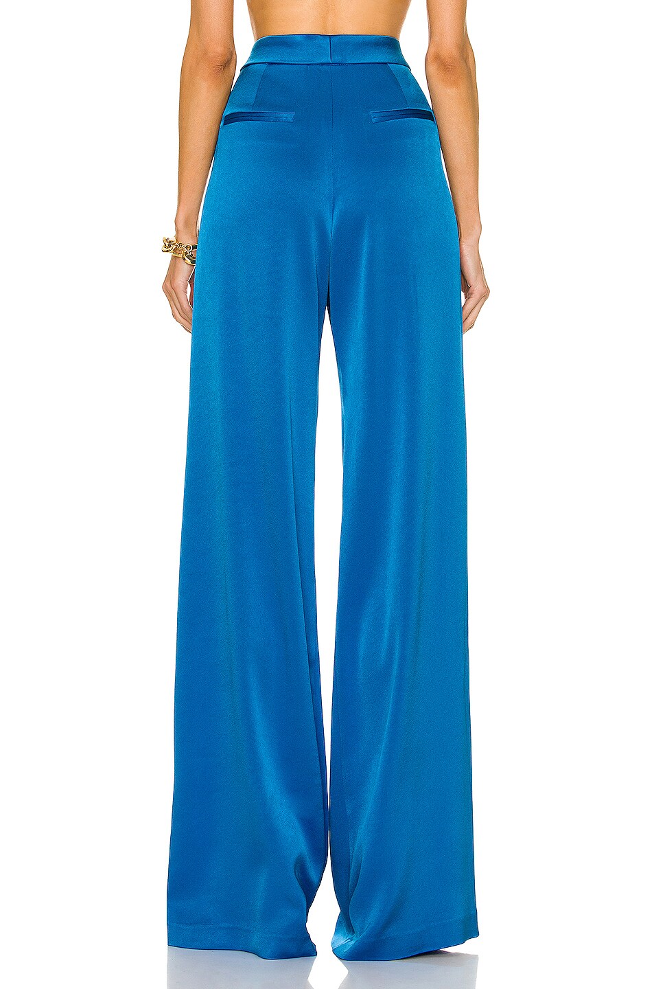 Alex Perry Hutton Wide Leg Pants in Ocean | FWRD
