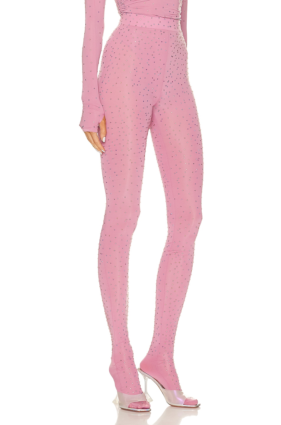 Alex Perry Rane Stocking Pant in Rose | FWRD