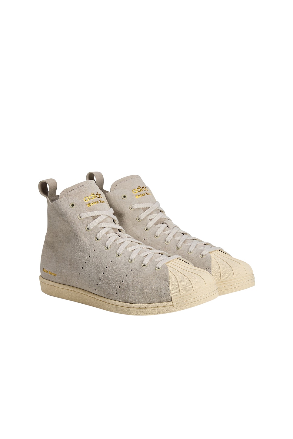 adidas by Wales Bonner Superstar Hi Sneakers in Supplier Color, Cream ...