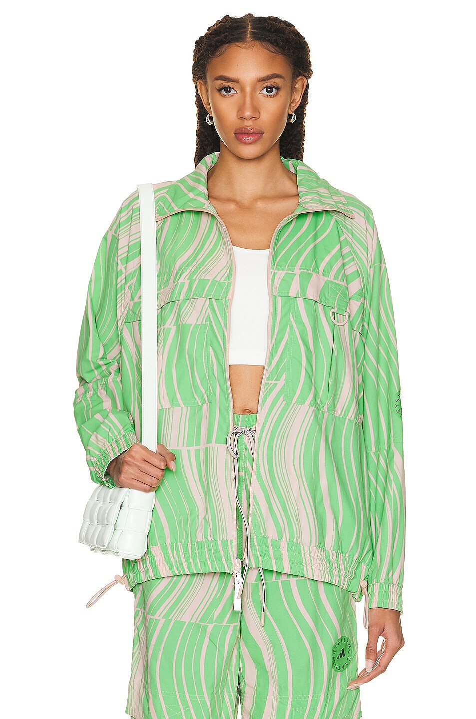 adidas by Stella McCartney True Casuals Woven Track Jacket in Blush ...