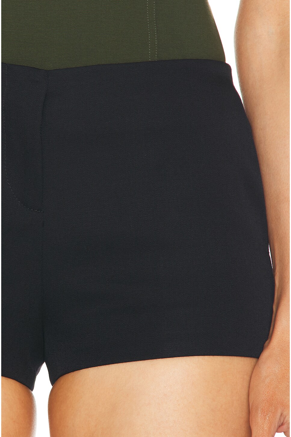 THE ATTICO Tailored Short in Black | FWRD