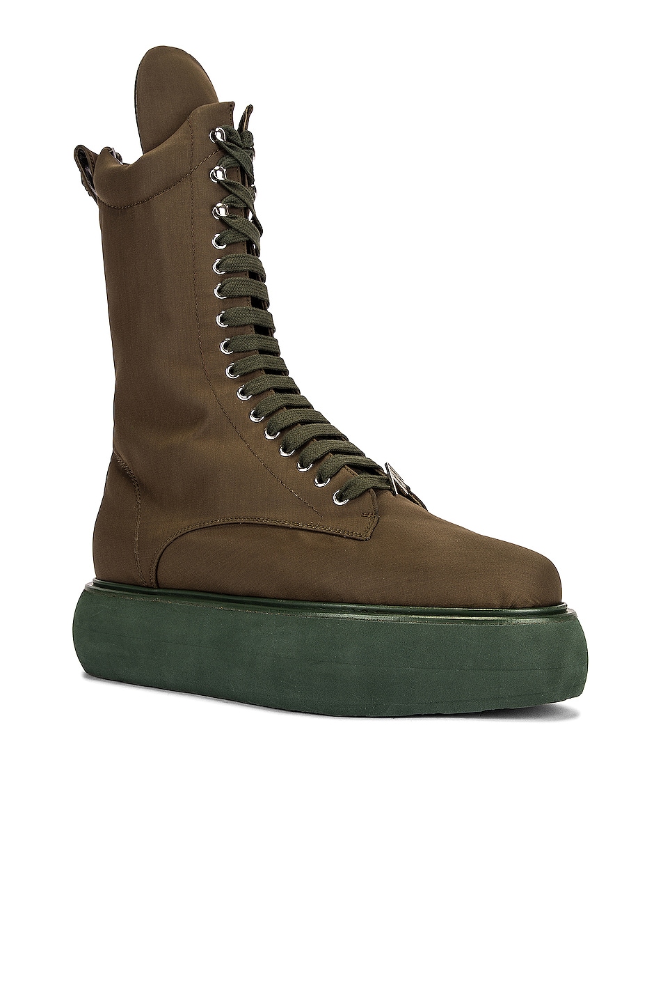 THE ATTICO Selene Boot in Military Green | FWRD