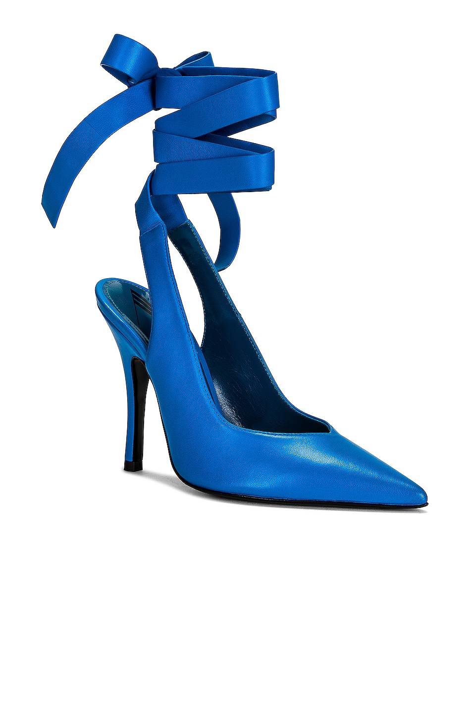 THE ATTICO Slingback Heel in Turquoise | FWRD