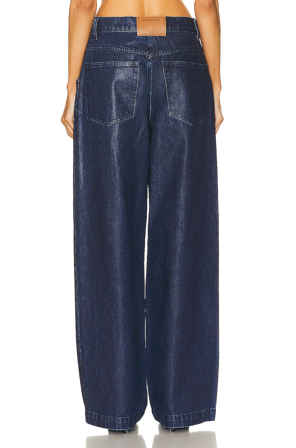 Alexander Wang Bagged Out Pocket in Dark Indigo | FWRD