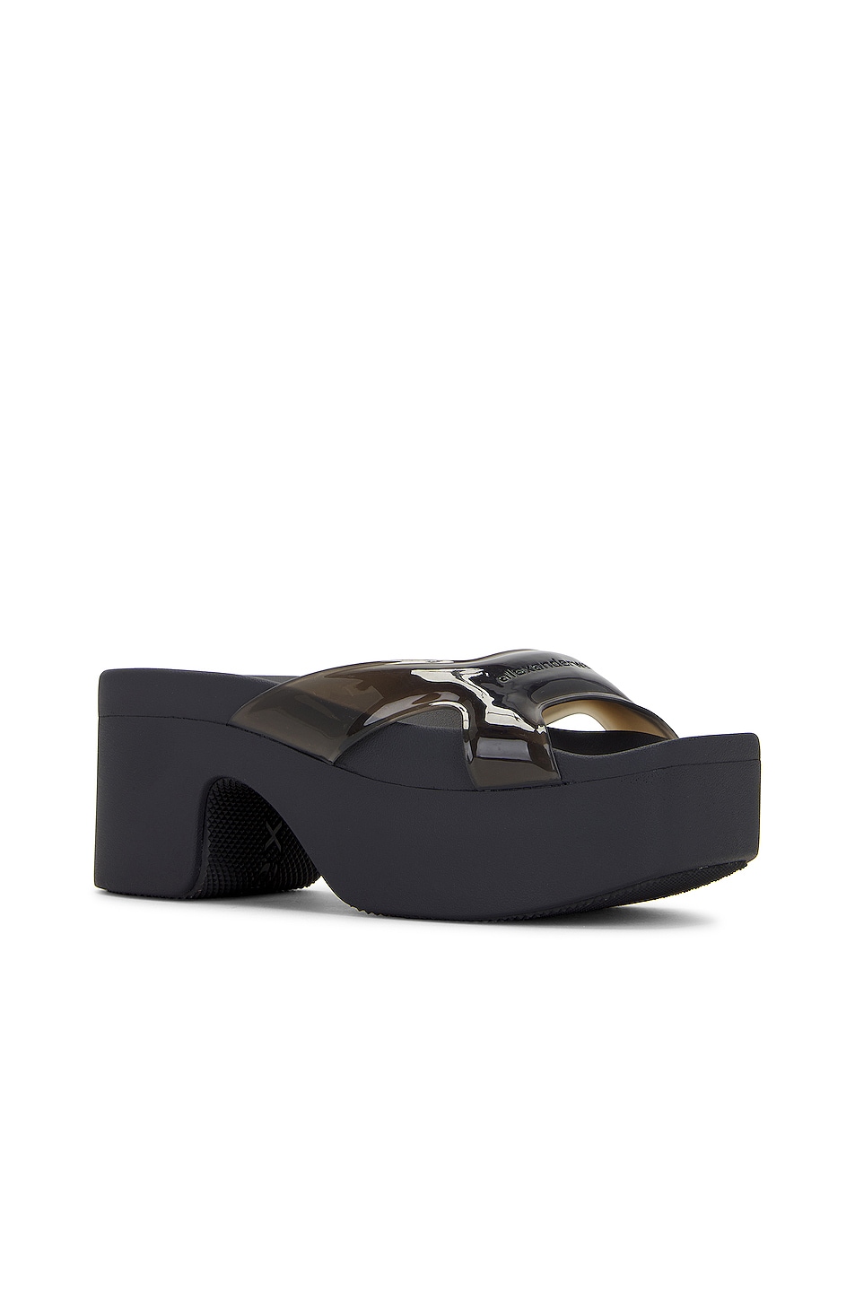 Alexander Wang Aw Sport Platform Slide in Black | FWRD