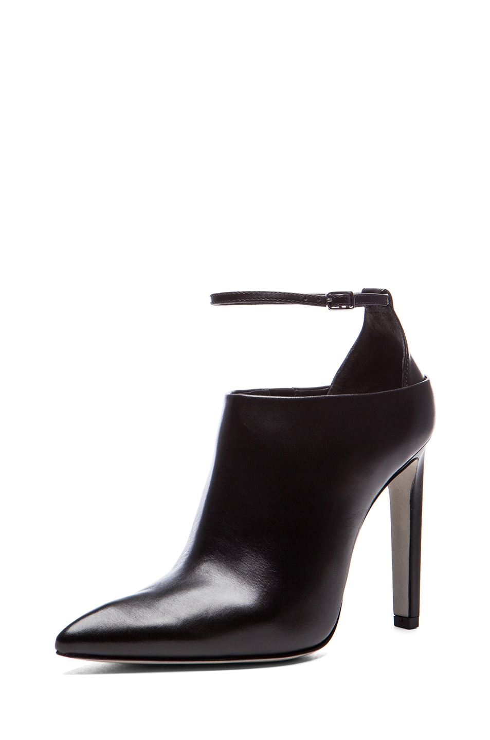 Alexander Wang Audrey Leather Booties in Black | FWRD