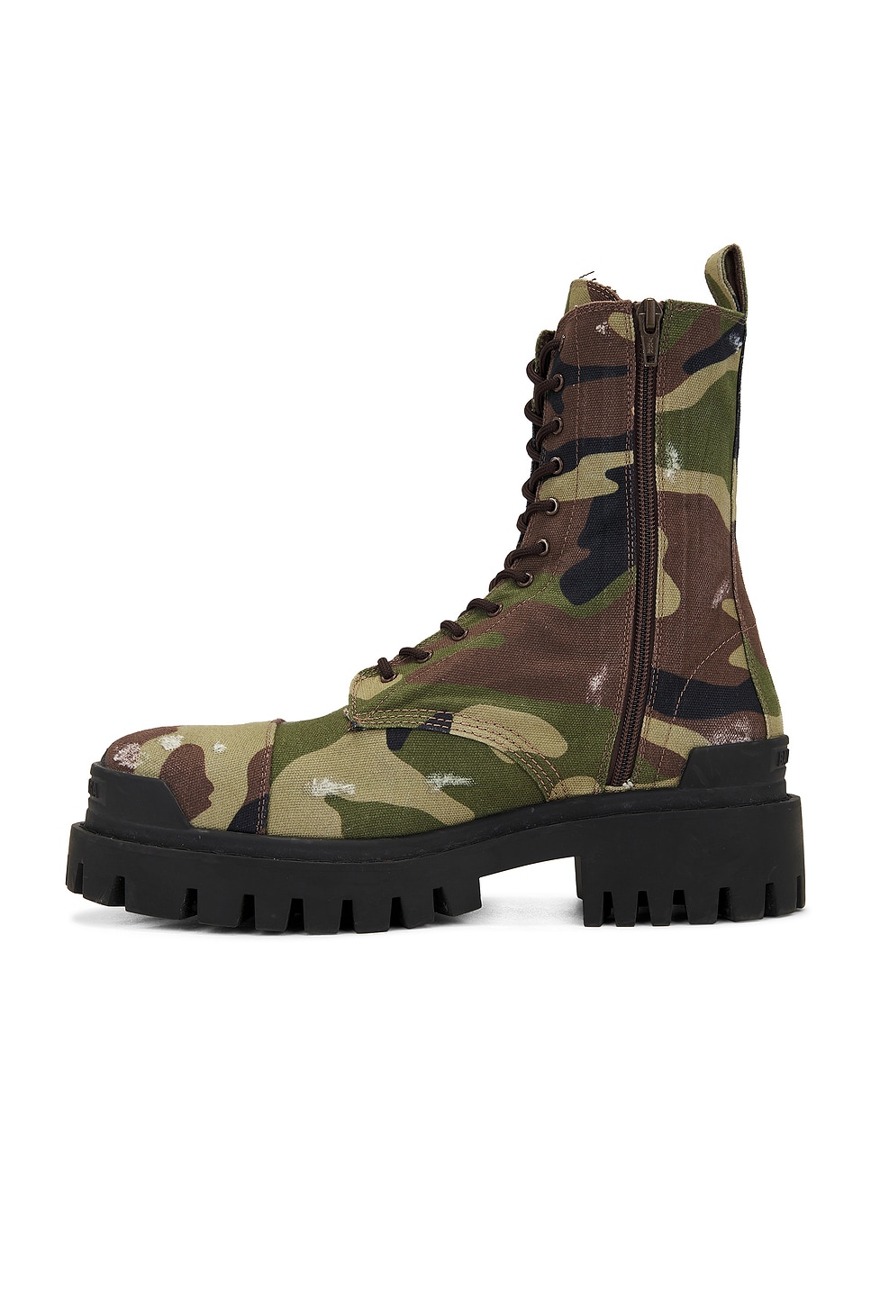 Balenciaga Strike Boot L20 in Dark Camo | FWRD