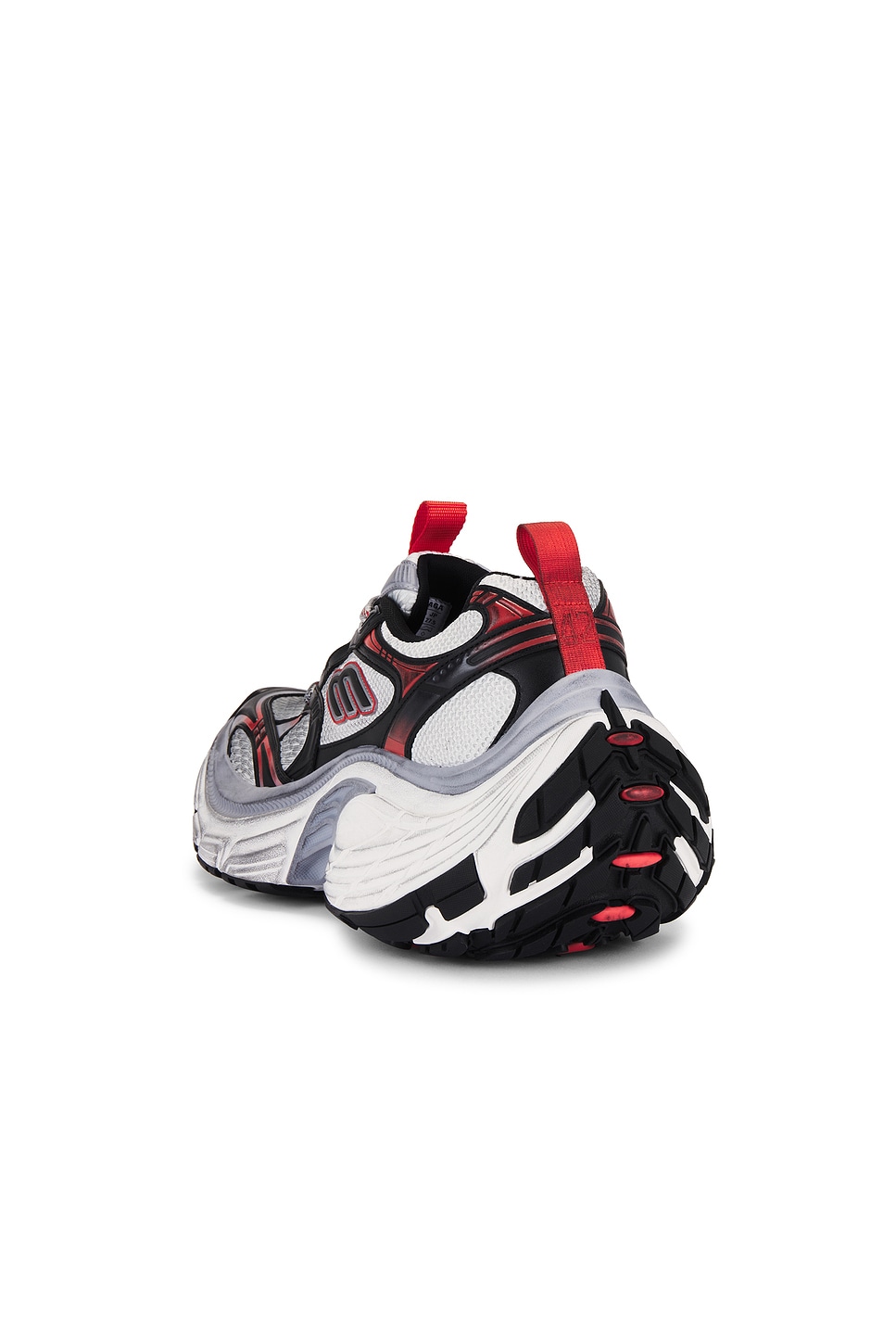 Balenciaga 10xl Sneaker in Grey, White, & Red | FWRD