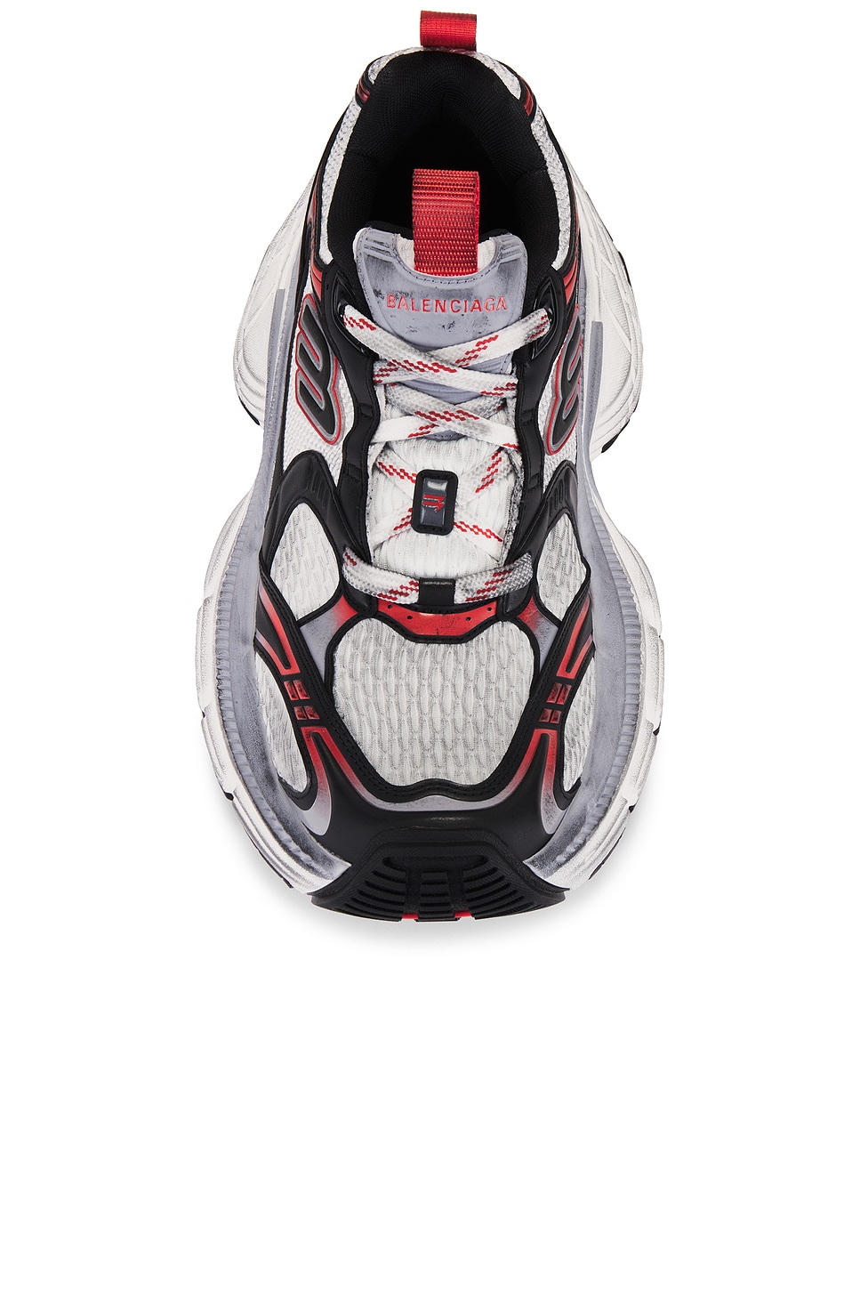 Balenciaga 10xl Sneaker in Grey, White, & Red | FWRD