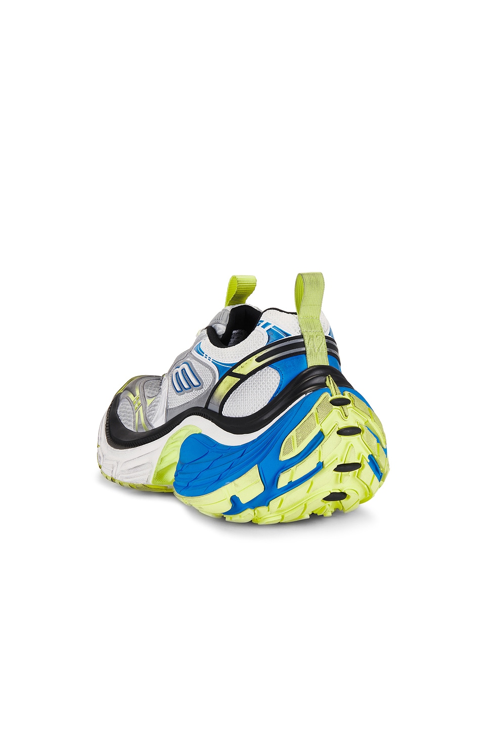 Balenciaga 10xl Sneaker in White, Fluo Yellow, Blue, & Black | FWRD
