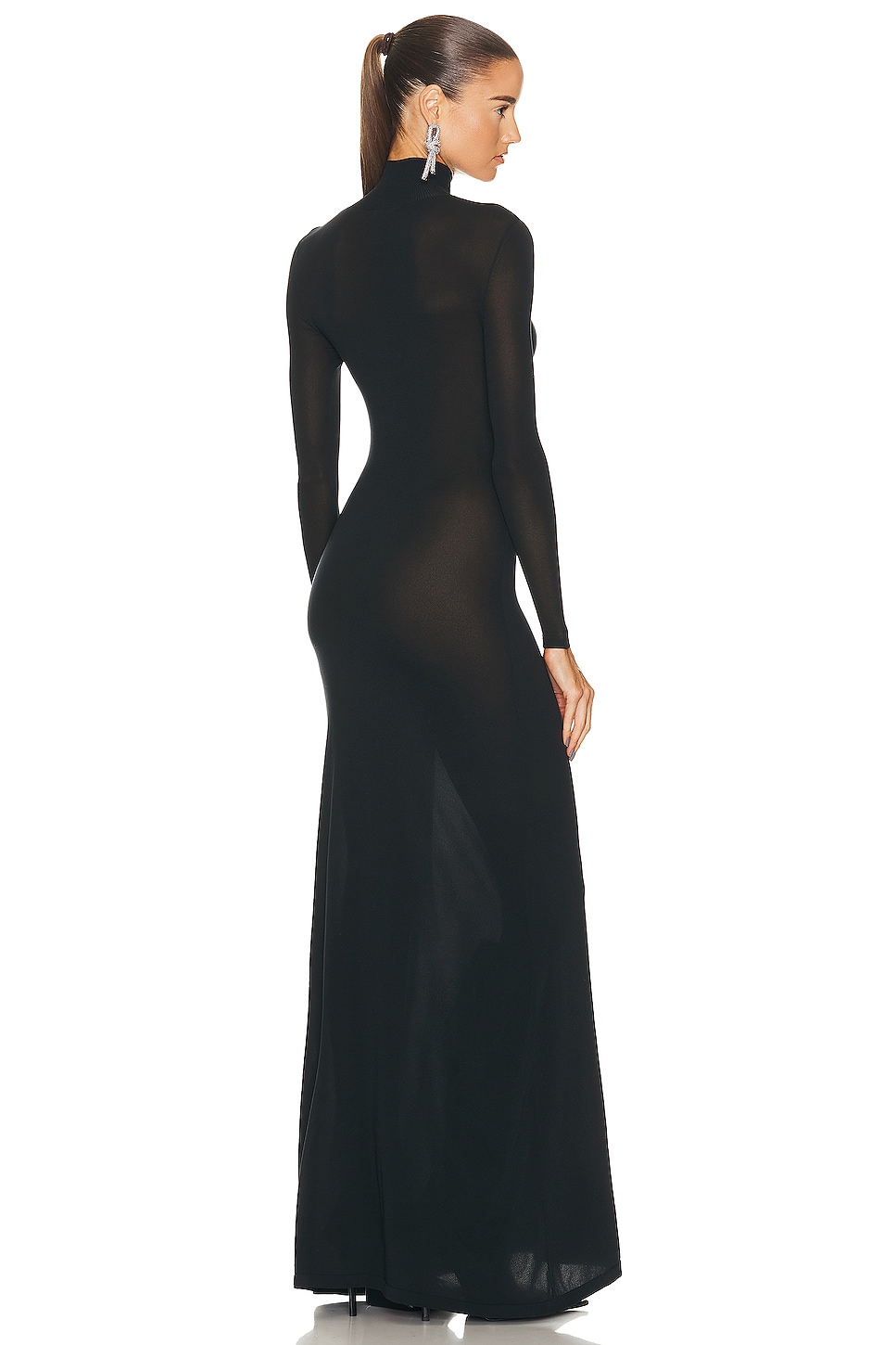 Balenciaga Cover Up Dress in Black | FWRD