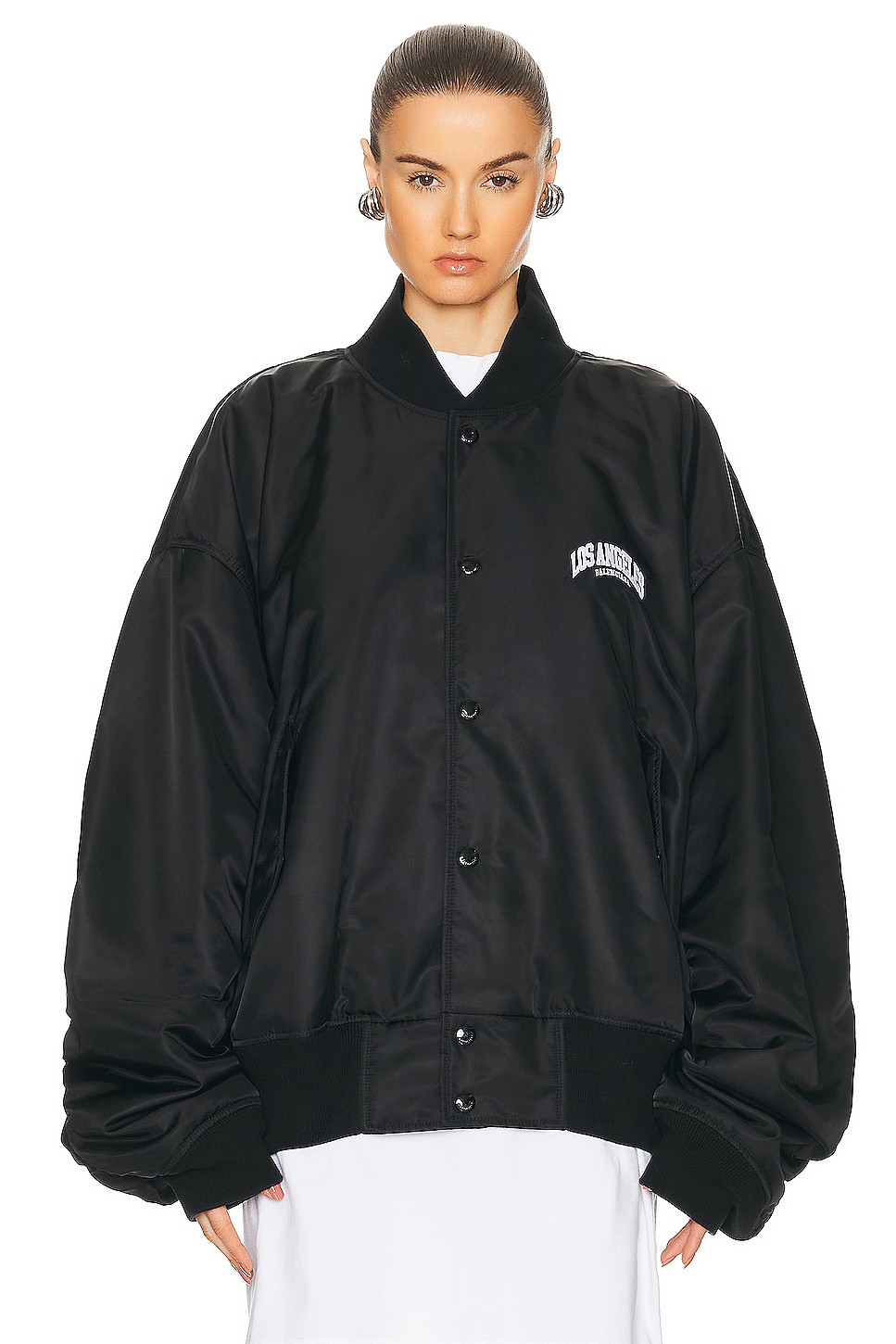 Balenciaga La Varsity Jacket in Black | FWRD