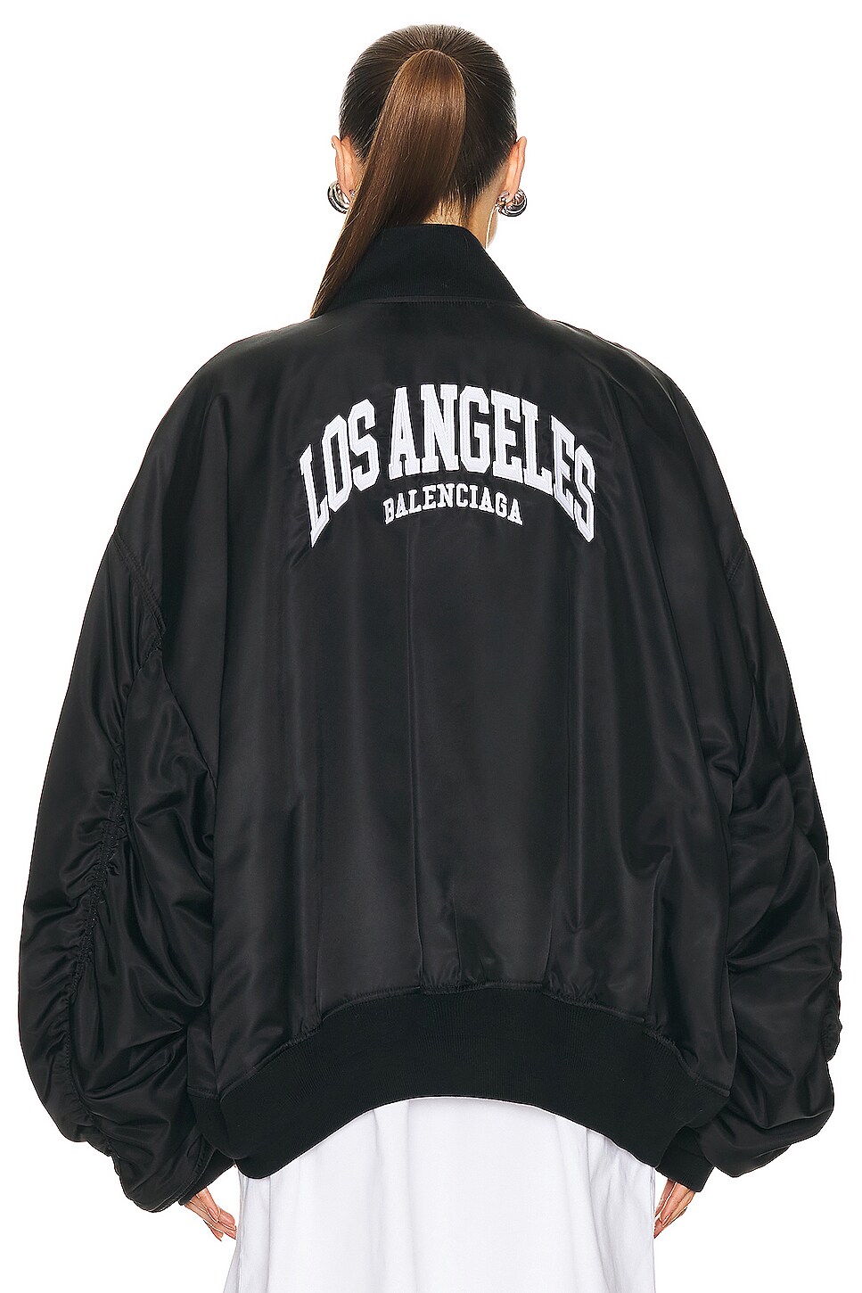 Balenciaga La Varsity Jacket in Black | FWRD