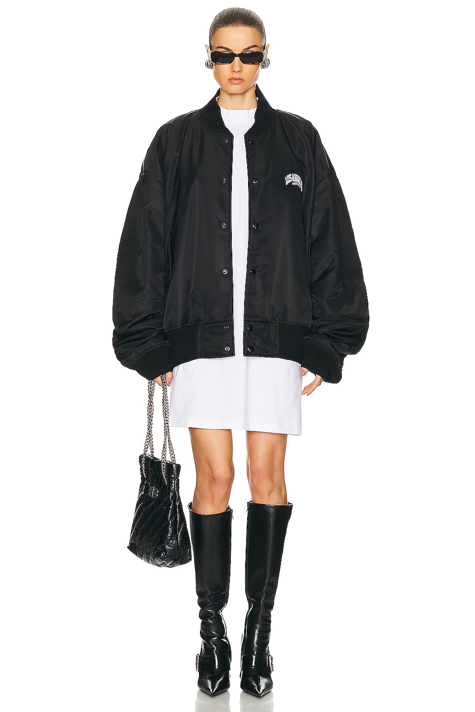 Balenciaga La Varsity Jacket in Black | FWRD