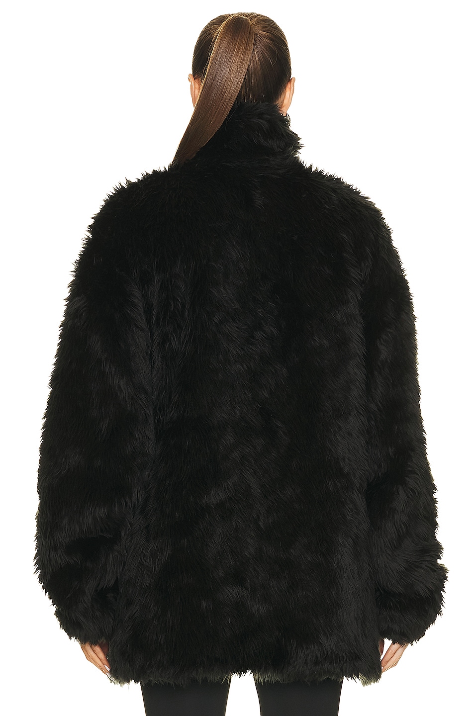 Balenciaga Zip Up Jacket in Black | FWRD