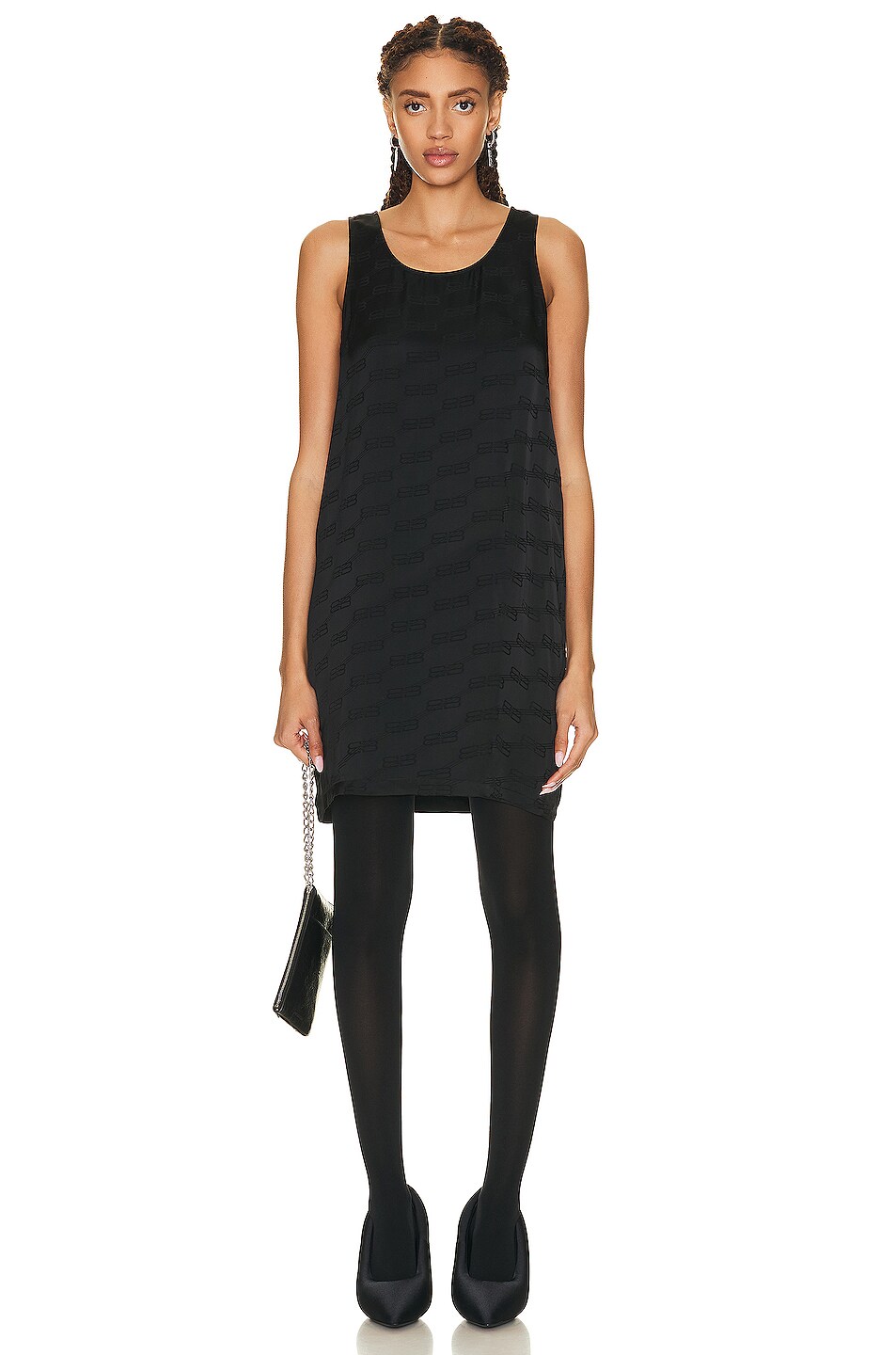 Balenciaga Fluid Tank Top in Black | FWRD