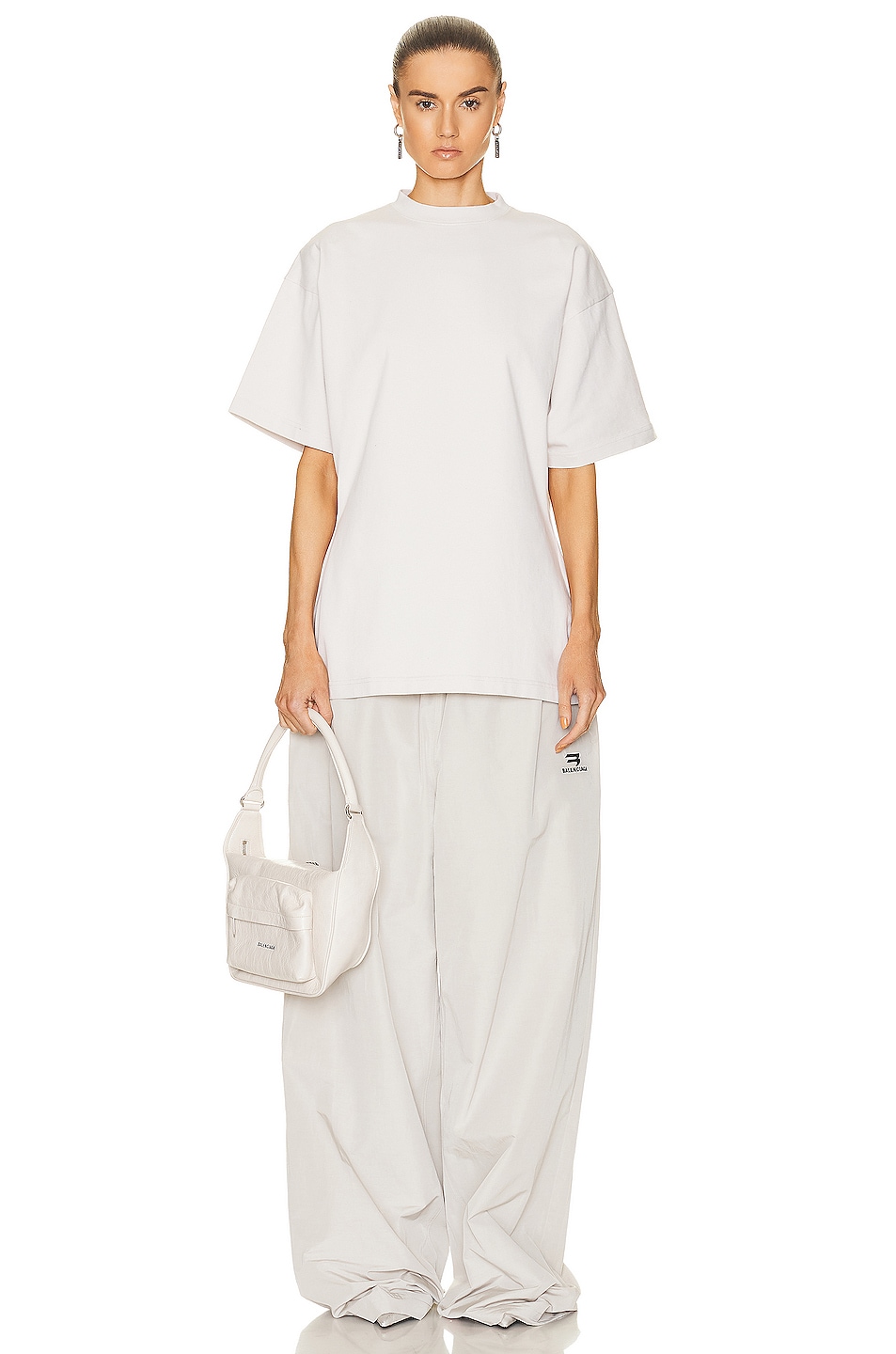 Balenciaga Hourglass T-Shirt in Ecru | FWRD