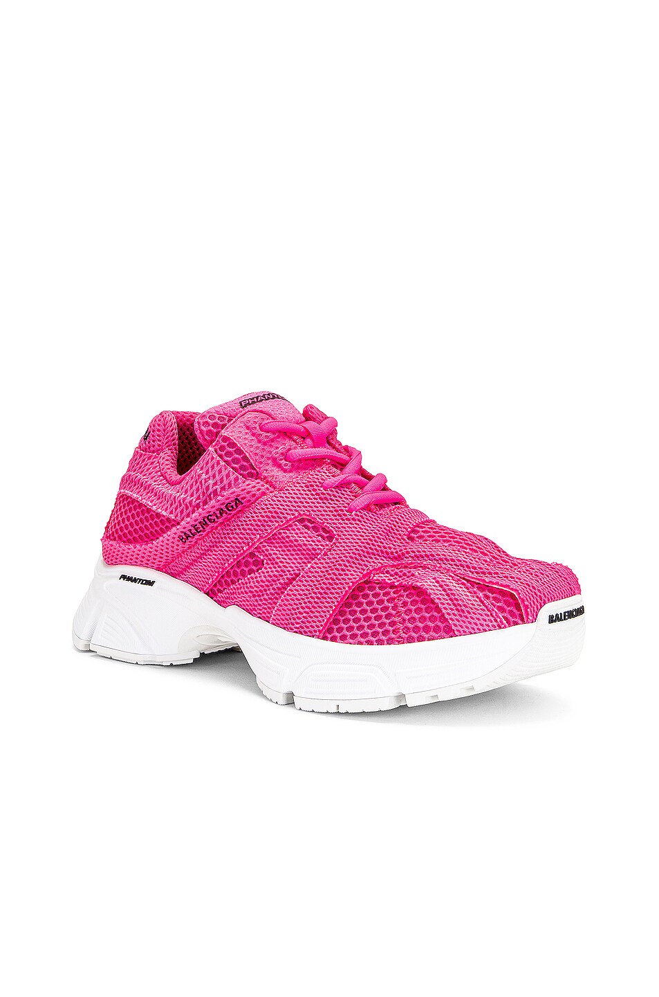 Balenciaga Phantom Sneaker in Pink Fluo & White | FWRD