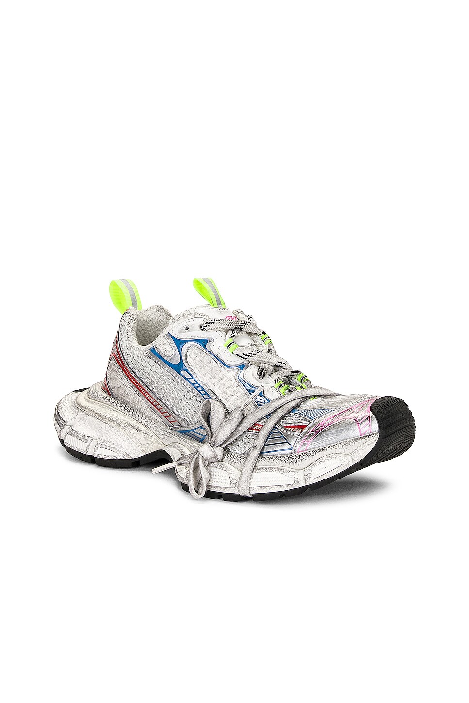 Balenciaga 3XL Sneaker in White, Red, & Blue | FWRD