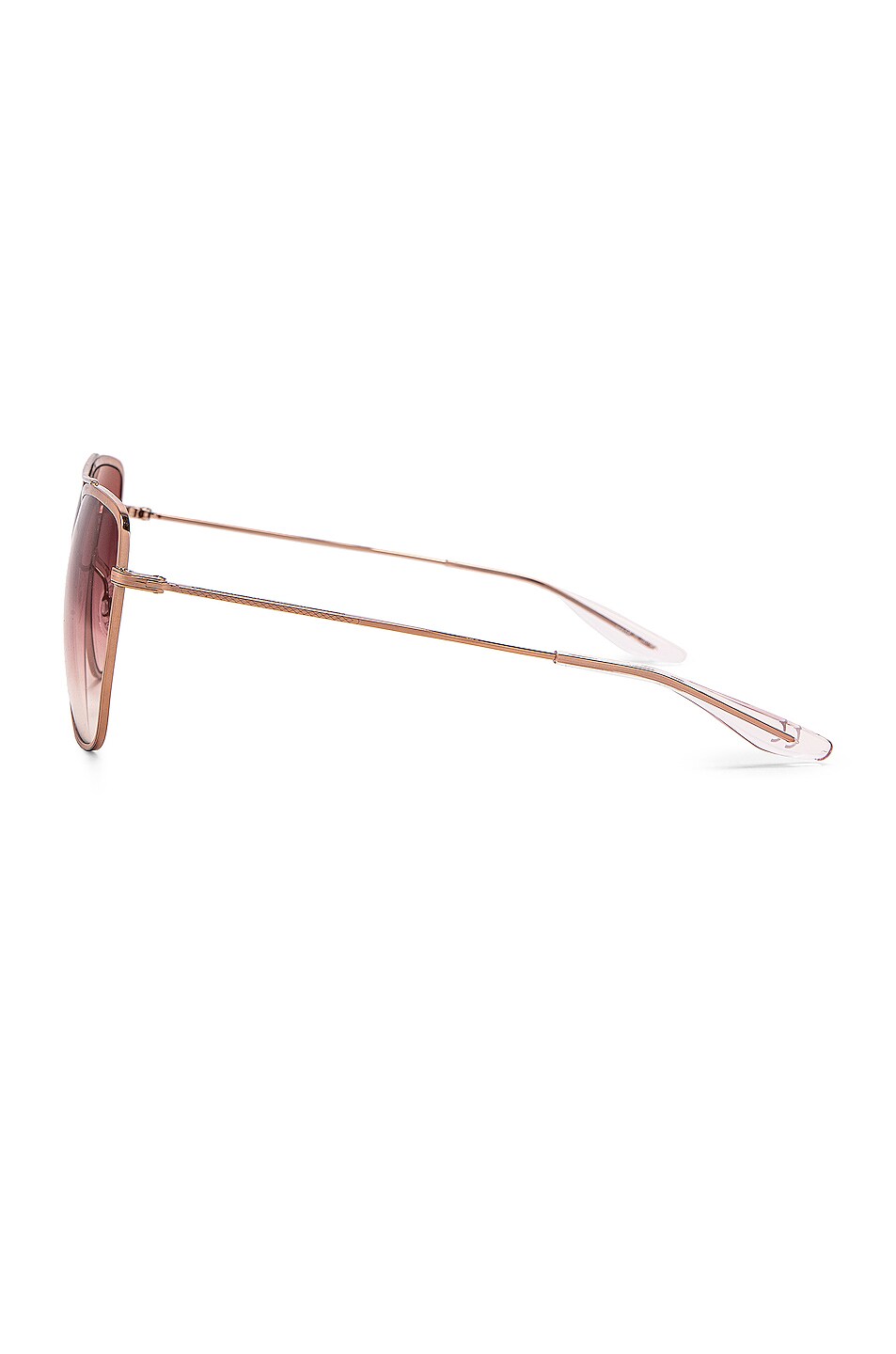 Barton Perreira Severine Sunglasses in Rose Gold & Mulberry Gradient | FWRD