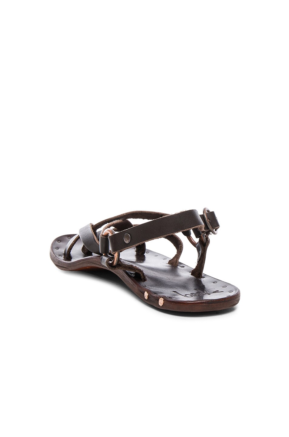 Beek Leather Sparrow Sandals in Brown | FWRD