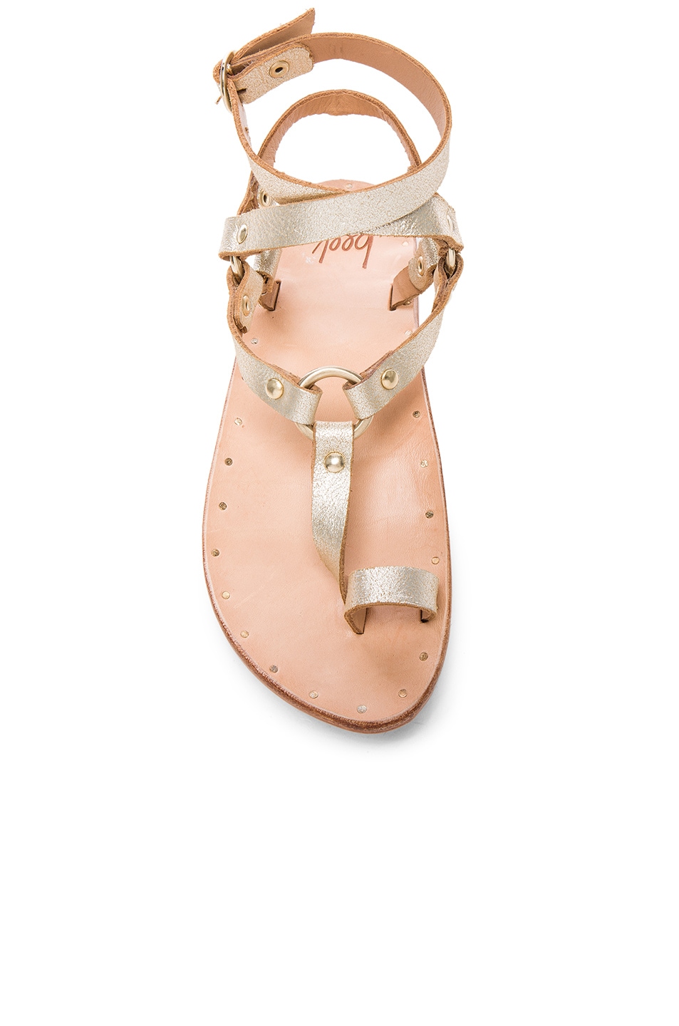 Beek Lark Sandals in Platinum & Natural | FWRD
