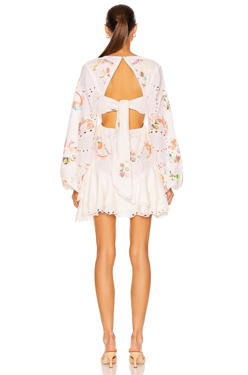 HEMANT AND NANDITA Cora Mini Dress in Motley | FWRD