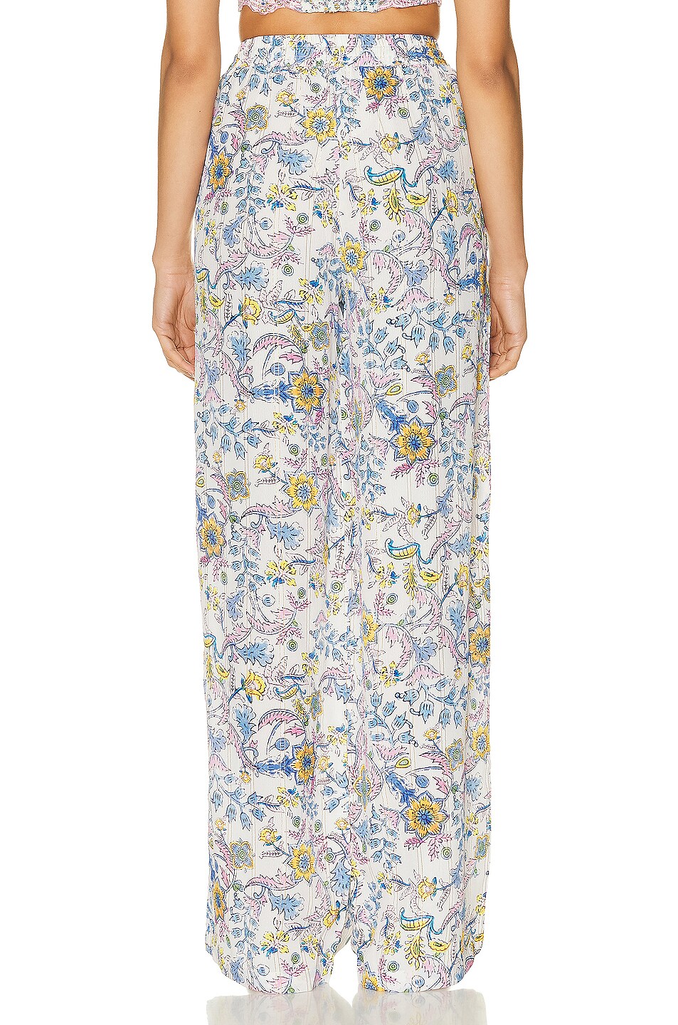 HEMANT AND NANDITA Vana Long Pant in White | FWRD