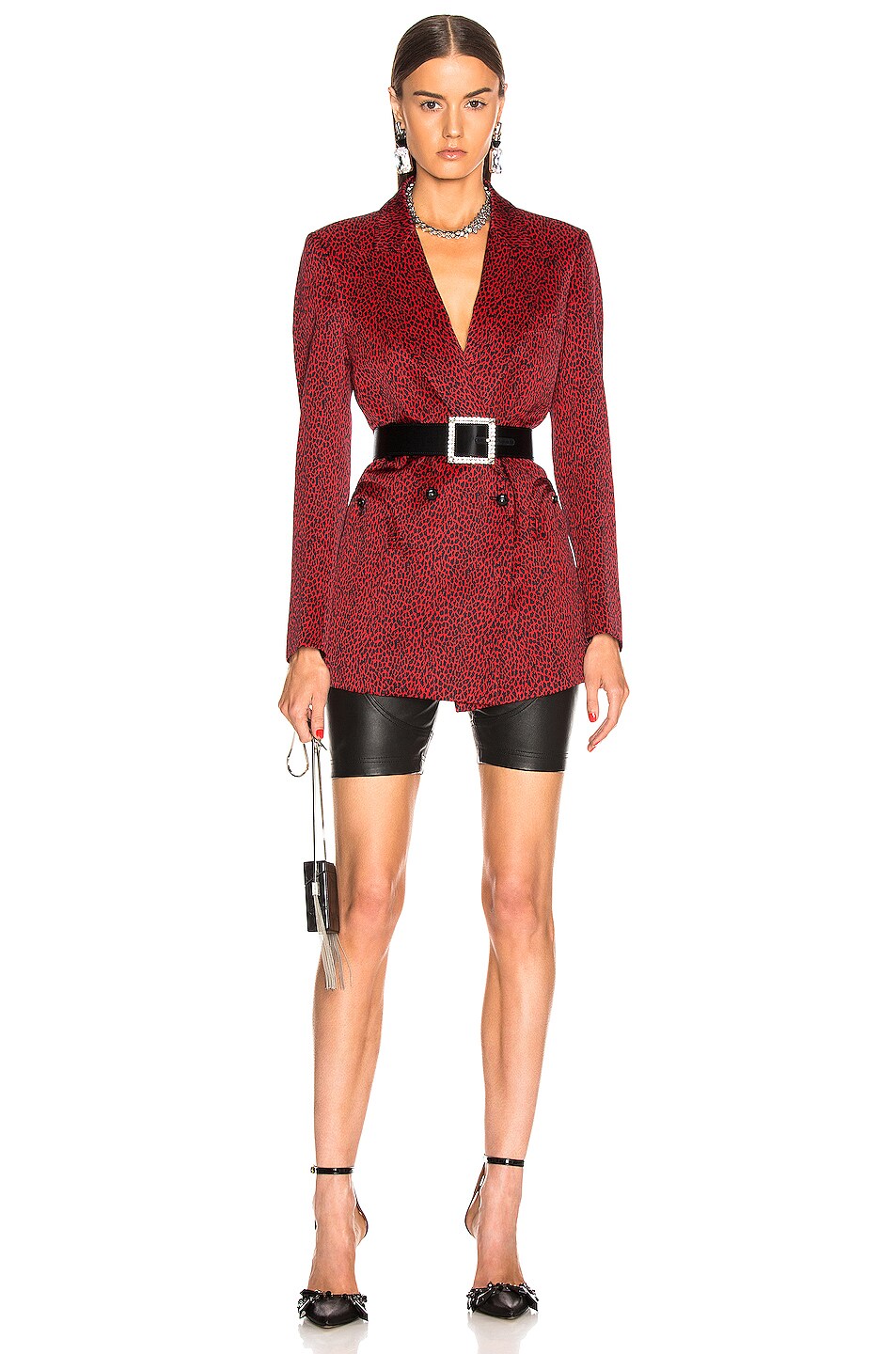 Blaze Milano Billy the Red Everyday Blazer in Red | FWRD